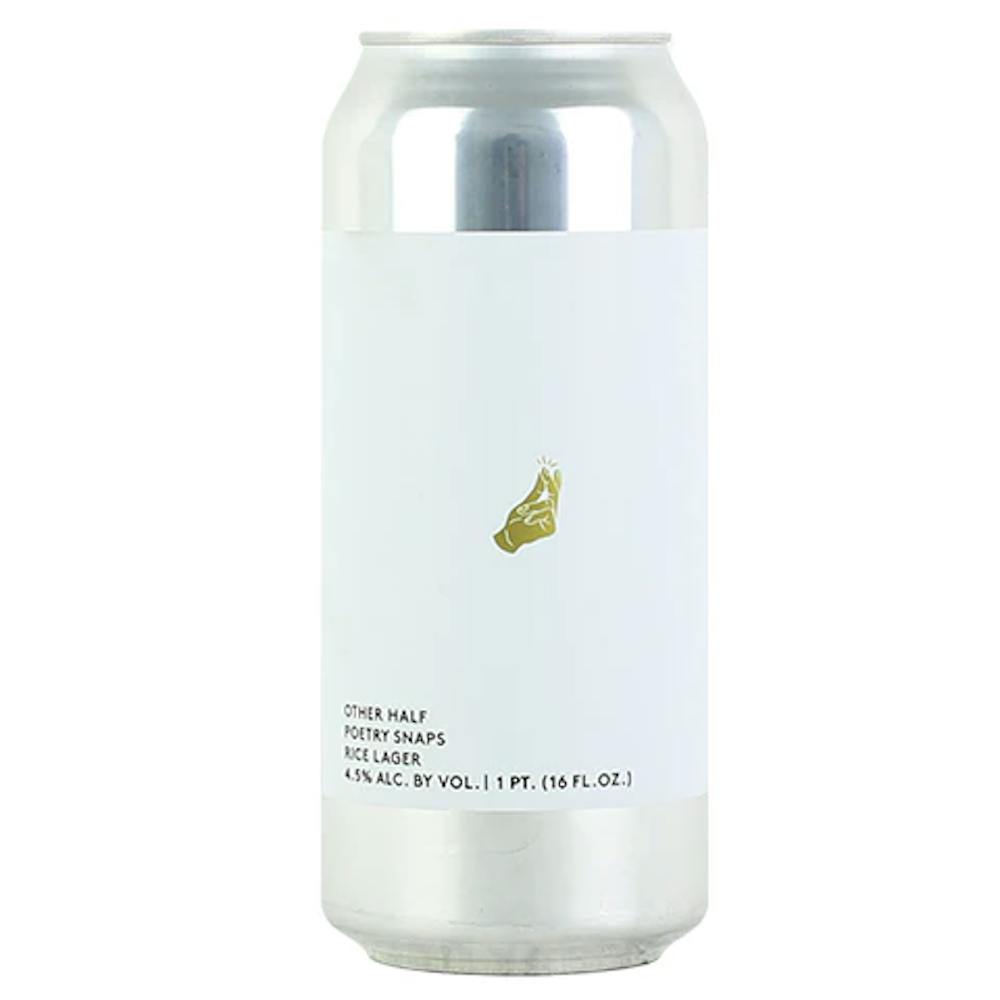 Other Half Poetry Snaps Japanese Rice Lager 16oz :: Pilsner/Lager