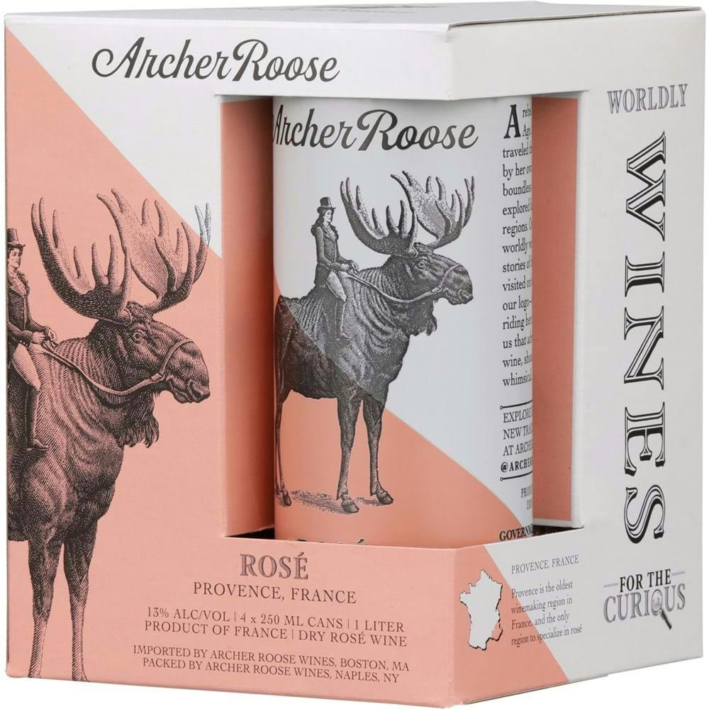 Archer Roose Prosecco Rose 4-250ml Cans :: Can Wine & Wine Cocktails