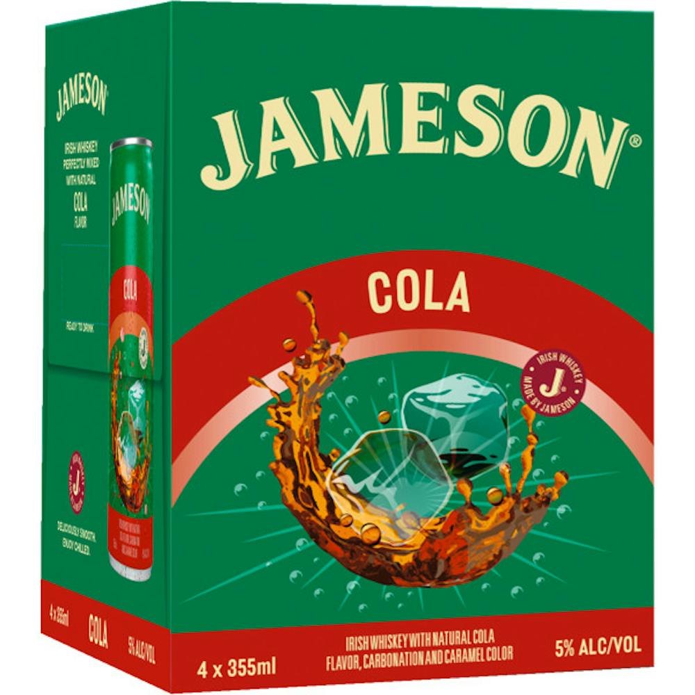 Jameson & Cola Cocktail 4-355ml Cans :: Ready to Go Cocktails