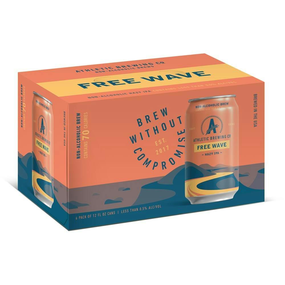Athletic Brewing Co. Free Wave Hazy IPA 6-12oz Cans :: Non-Alcoholic Beer