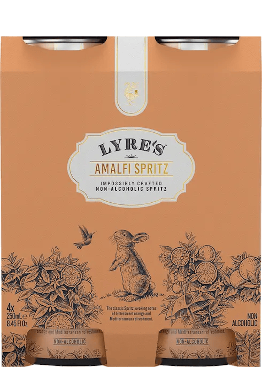 Lyre's Amalfi Spritz Non-Alcoholic RTD 4-250ml Cans :: Non-Alcoholic ...