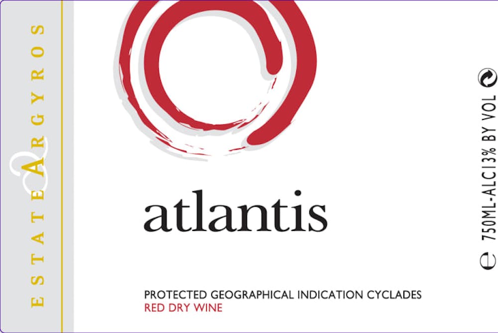 Estate Argyros 'Atlantis' Red 2018 :: Other Red Wines