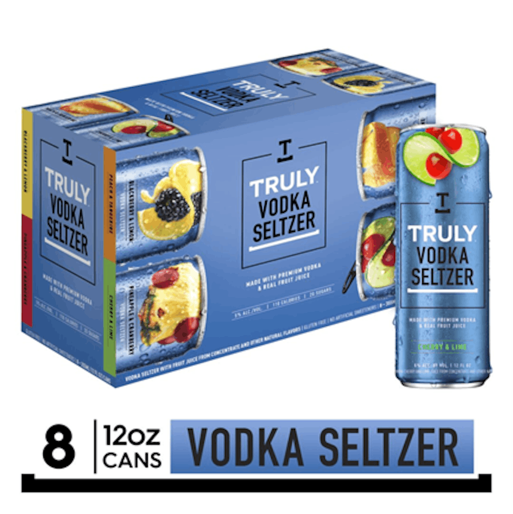 Truly Vodka Seltzer Variety Pack 8-355ml Cans :: Ready to Go Cocktails