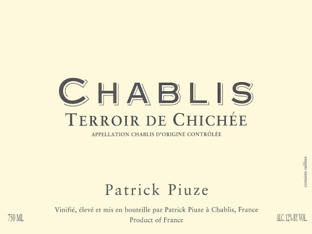 Patrick Piuze Terroir Chichee Chablis 2021 :: Chardonnay