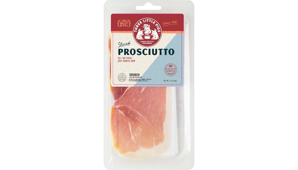 Three Little Pigs Sliced Prosciutto 2oz :: Meats