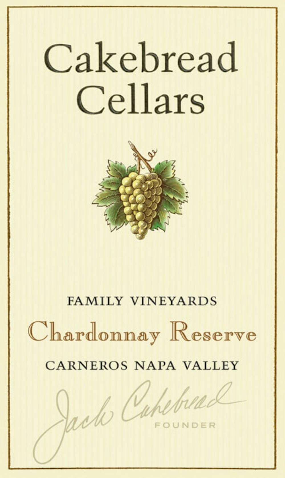 Cakebread Cellars 'Reserve' Chardonnay 2020 :: Chardonnay