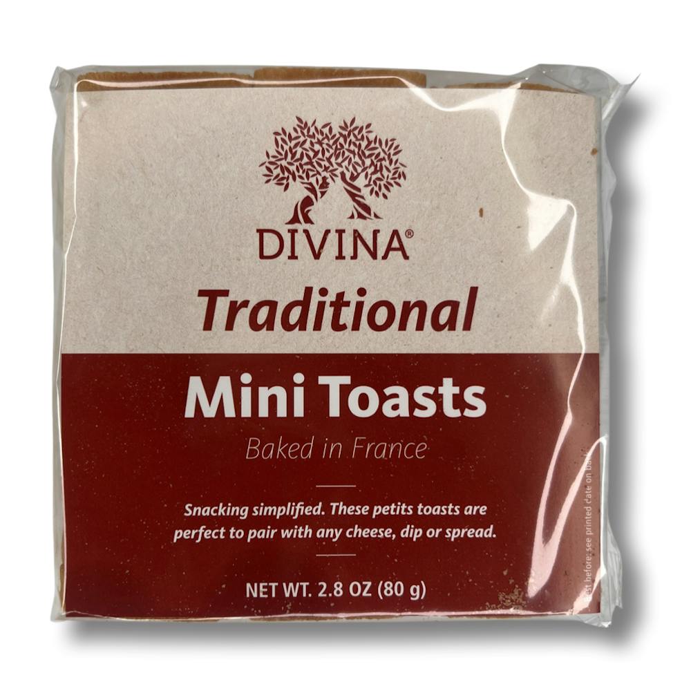 Divina Traditional French Mini Toasts (36pcs) :: Snacks, Chips, Crackers