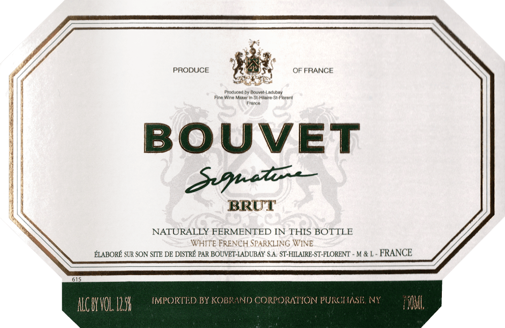 Bouvet 'Signature' Brut NV :: Bubbly Dry