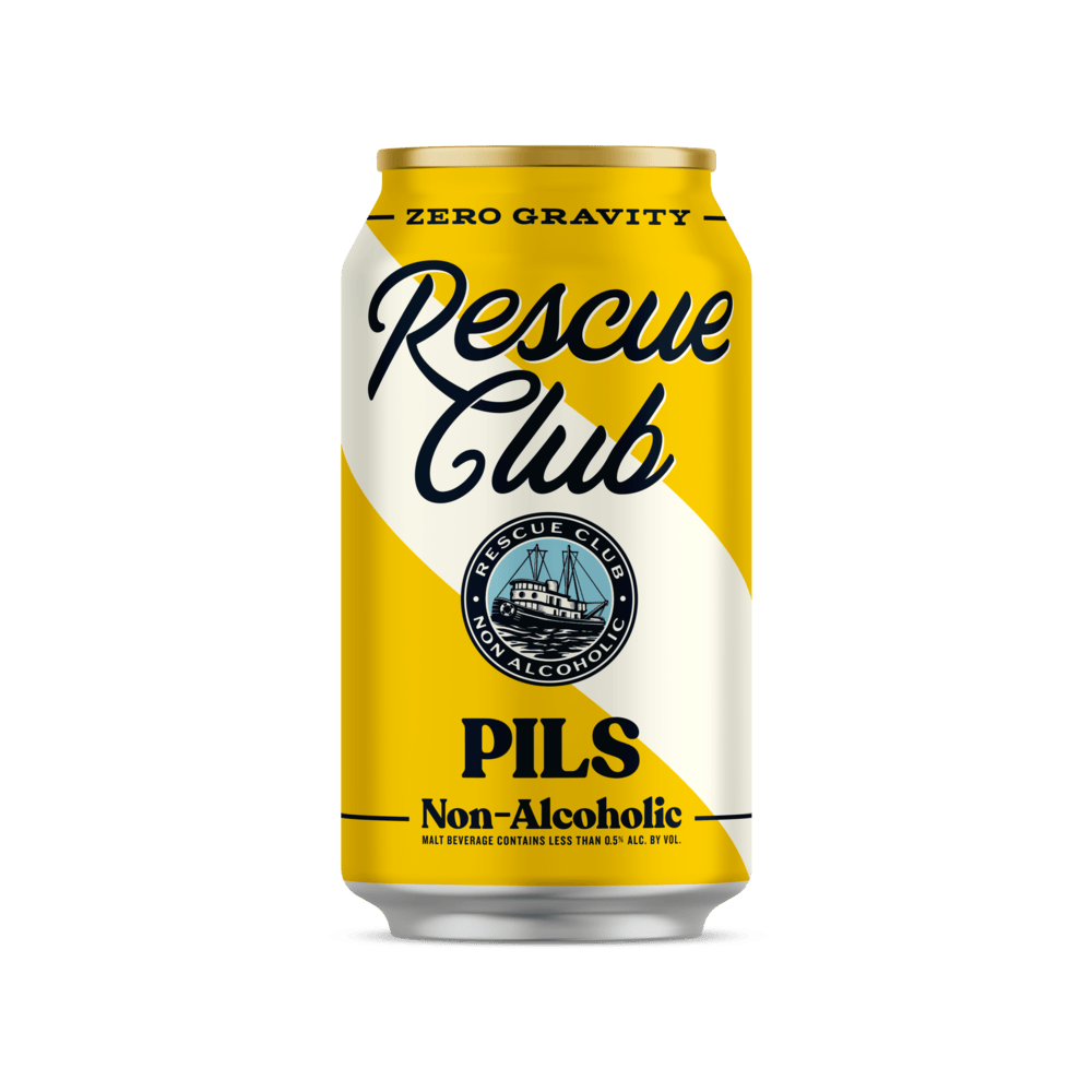 Rescue Club Non-Alcoholic Pils 12oz Can :: Non-Alcoholic Beer