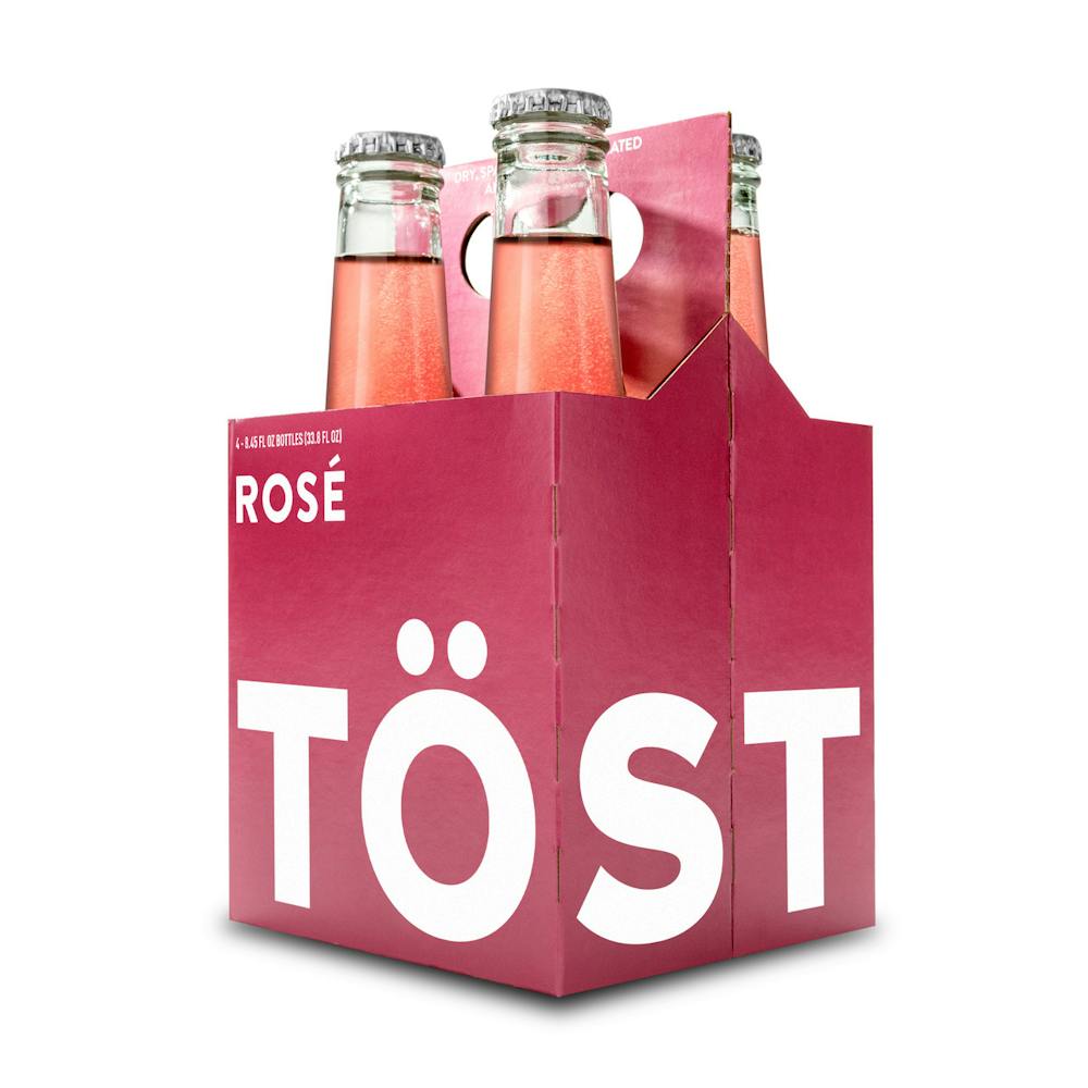 TOST ROSE Non-Alcoholic Sparkling Beverage 4-250ml :: Non-Alcoholic ...