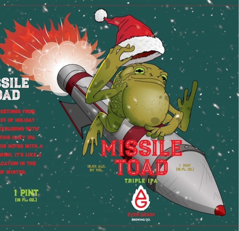 Ever Grain Brewing Co. Missile Toad Triple IPA 16oz :: IPA/DIPA