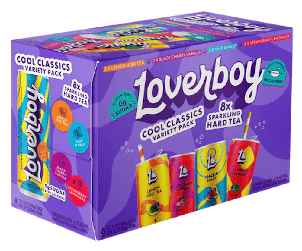 Loverboy Sparkling Hard Tea Cool Classics Variety 8-11.5oz :: Other ...