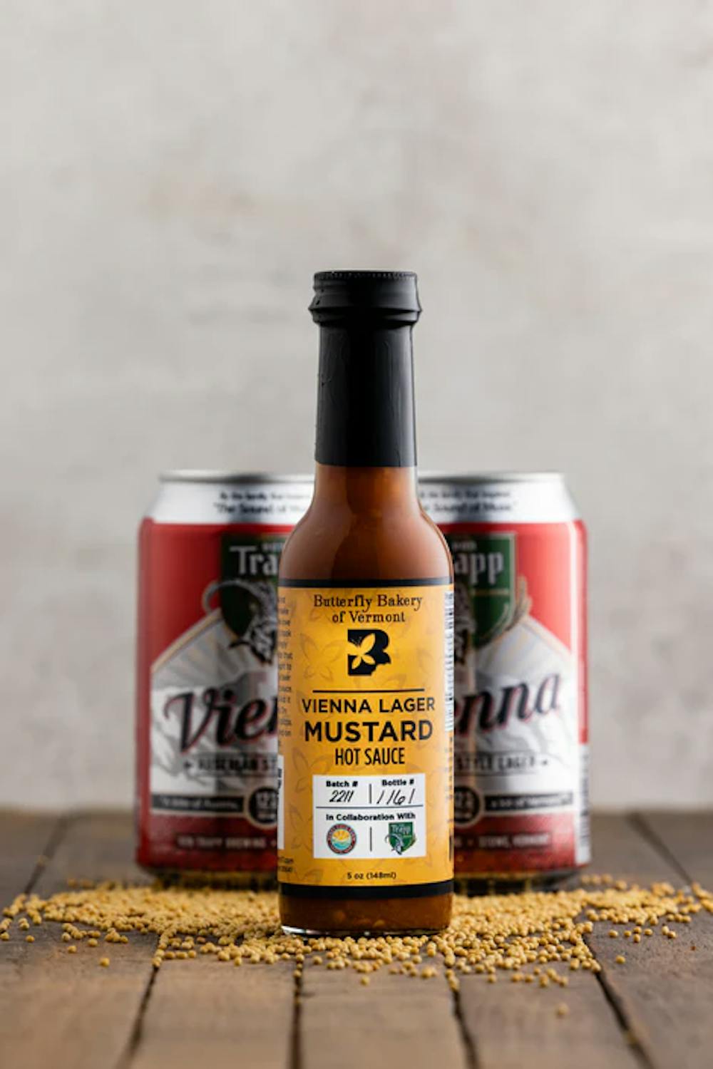 Butterfly Bakery of Vermont Vienna Lager Mustard Hot Sauce :: Sauces