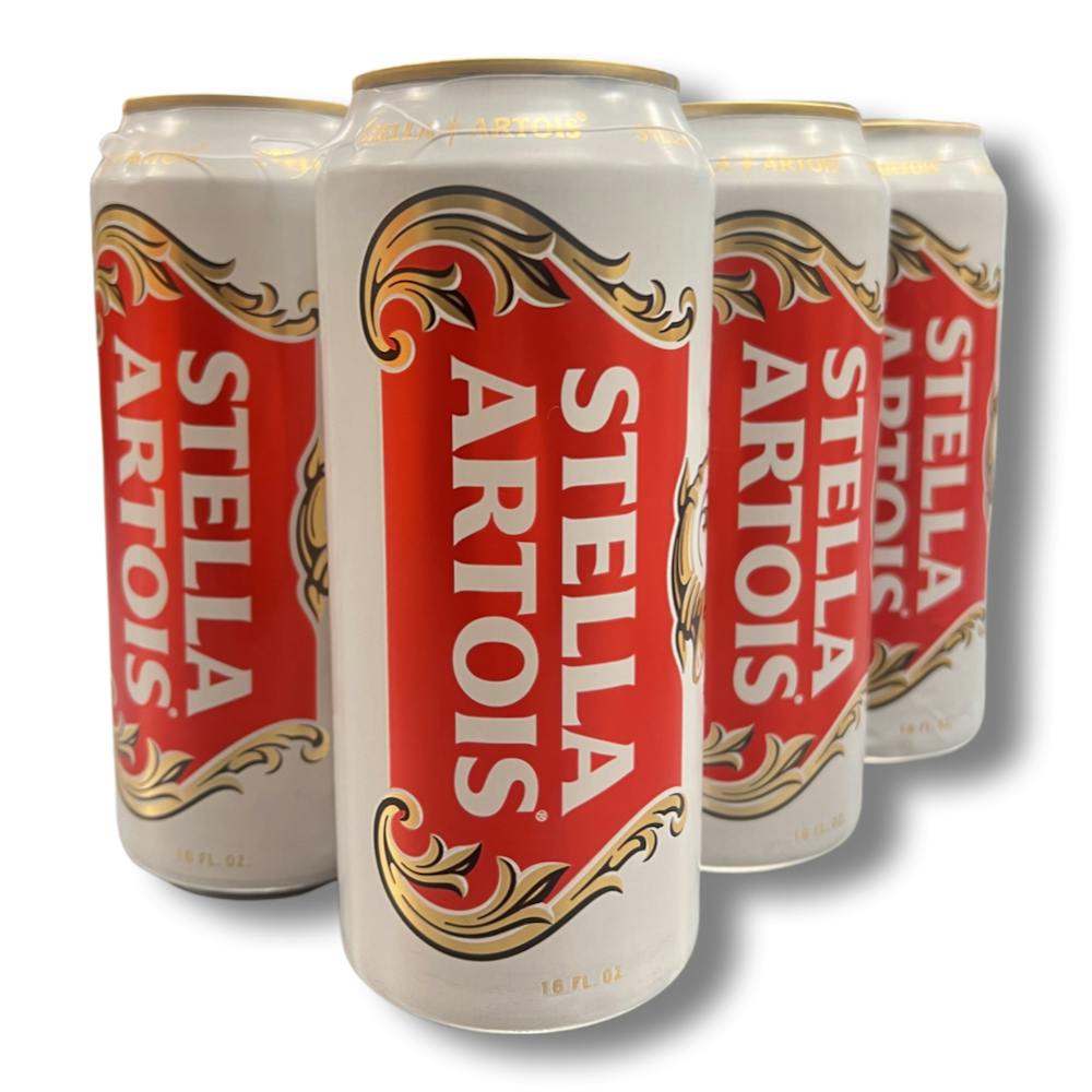 Stella Artois Lager 6-16oz Cans :: Pilsner/Lager
