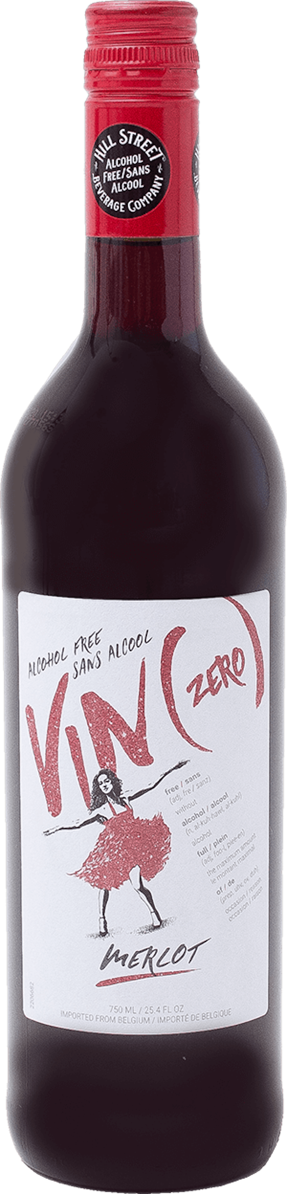 Hill Street Vin(Zero) Merlot 750ml :: Non-Alcoholic Wine