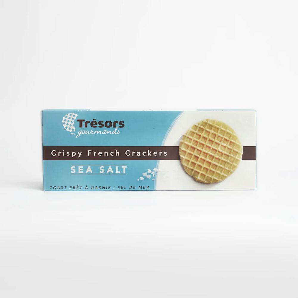 Tresors Gourmands Sea Salt Crispy French Crackers 3.3oz :: Snacks ...