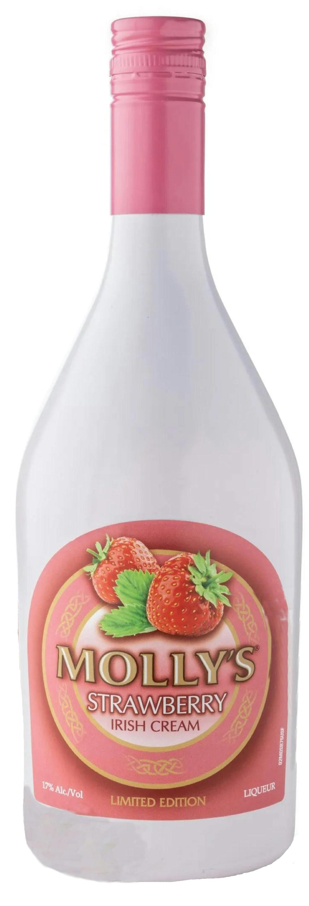 Molly's Strawberry Irish Cream 750ml :: Cordials & Liqueurs