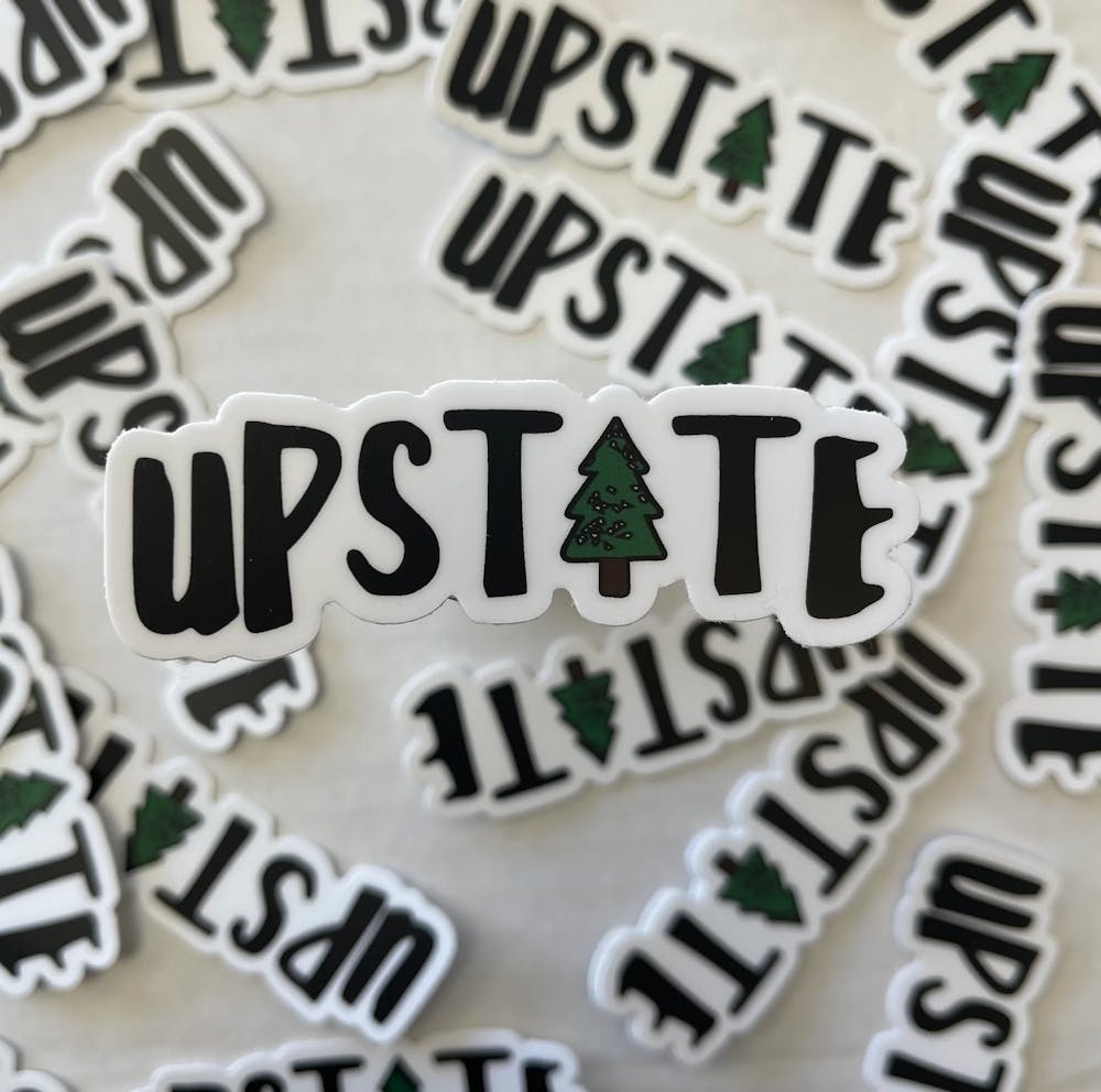 'Upstate' Vinyl Sticker by Breakout Press Co. :: Homegoods