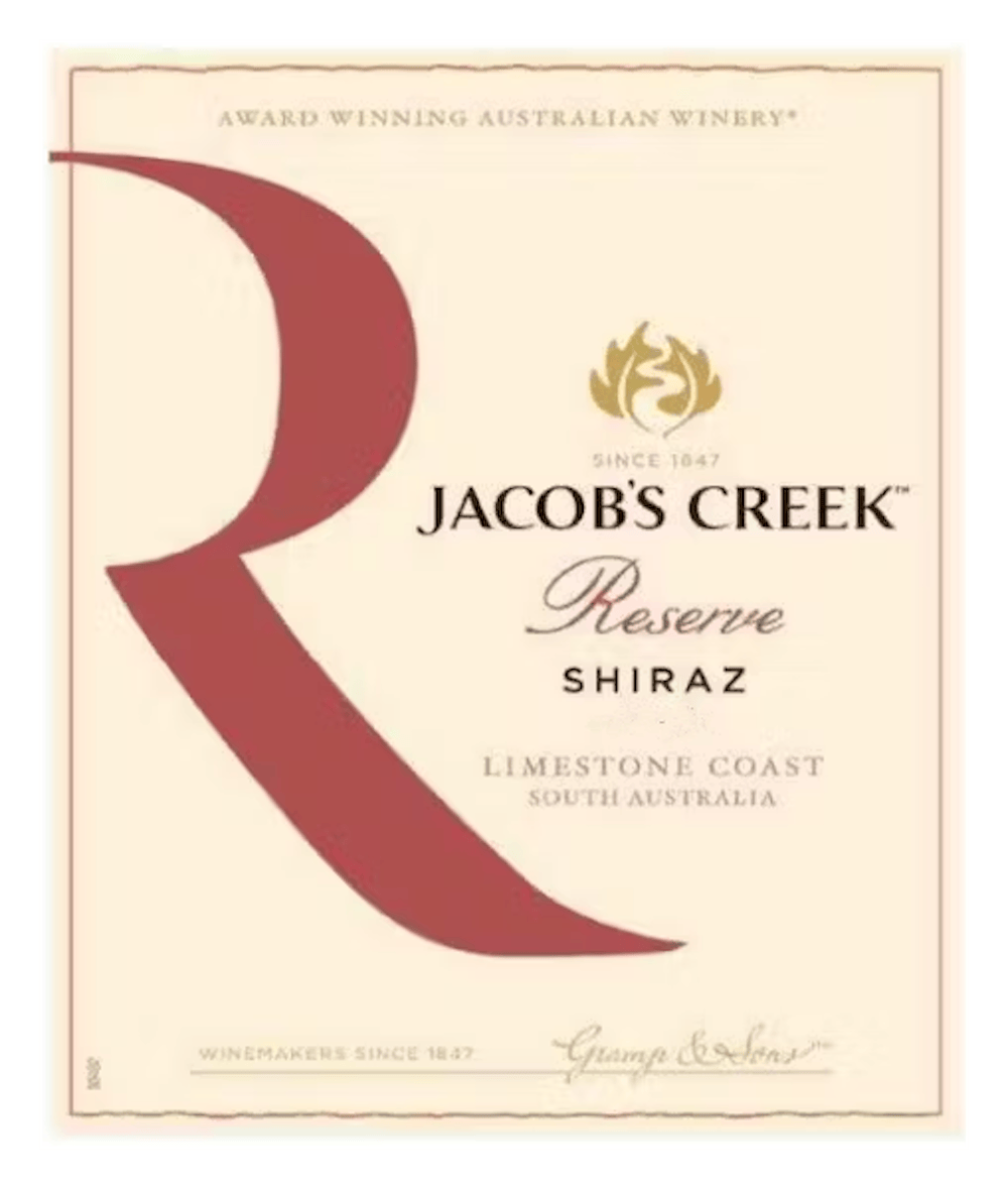 Jacobs Creek 'Reserve' Shiraz 2019 :: Shiraz / Syrah