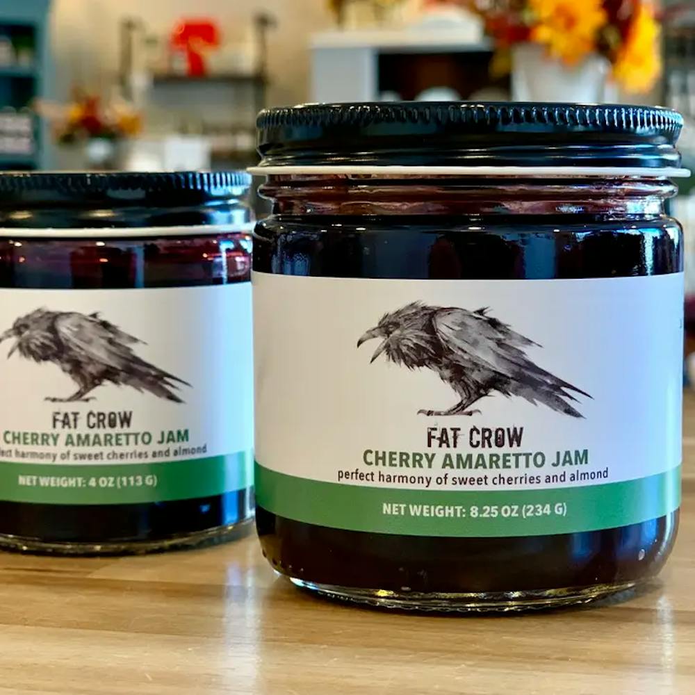 Cherry Amaretto Jam 8.25oz by Fat Crow Gourmet :: Jams and Jellies
