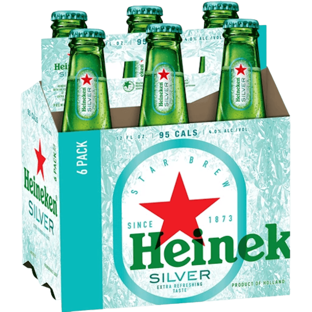 Heineken Silver Premium Lager 6pk-12oz Btls :: Pilsner/Lager