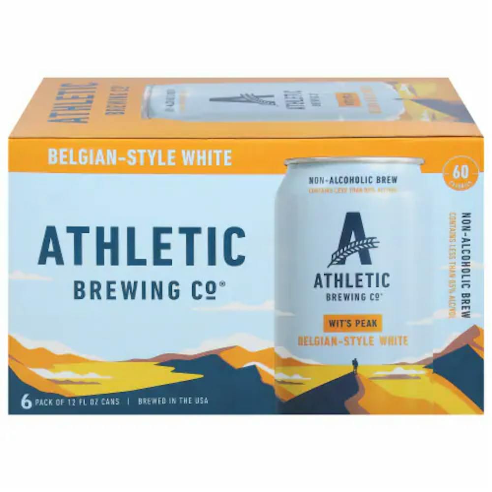 Athletic Brewing Co. Wit's Peak Witbier 6-12oz Cans :: Non-Alcoholic Beer
