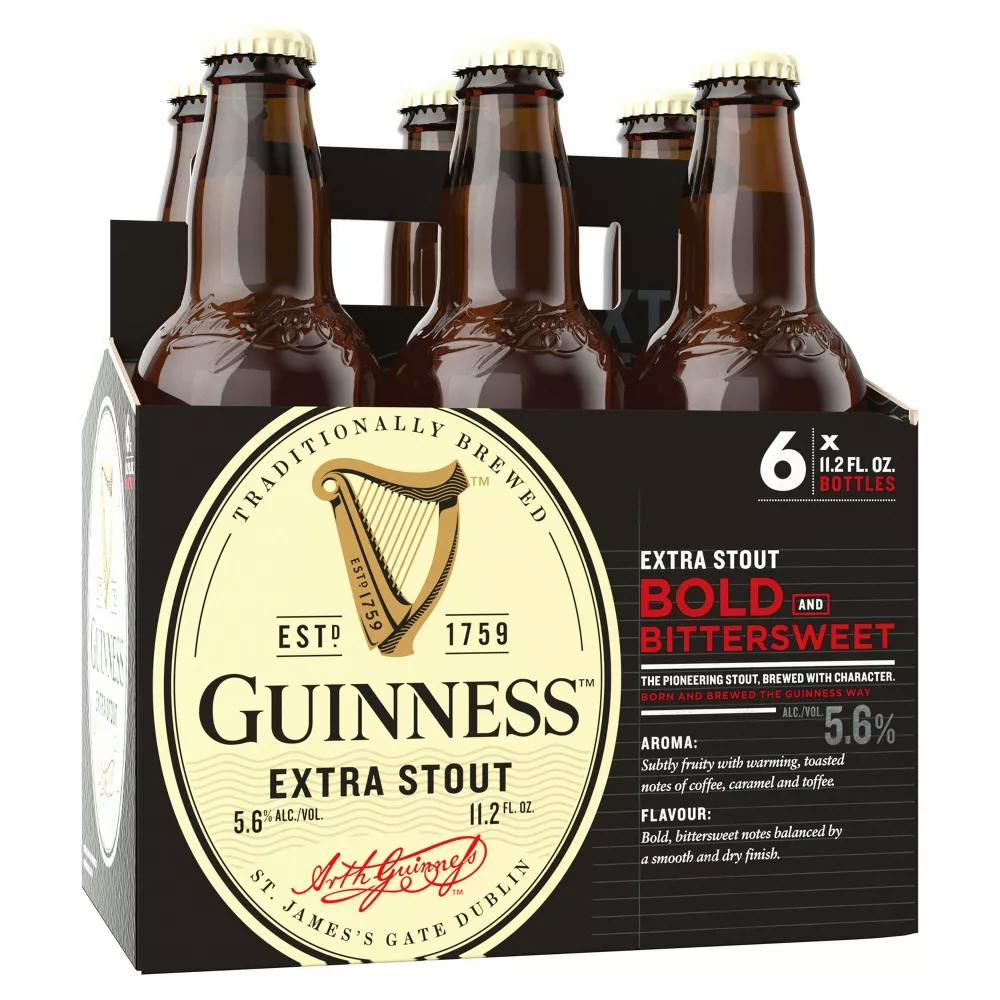 Guinness Extra Stout 6-11.2oz Bottles :: Stout/Porter