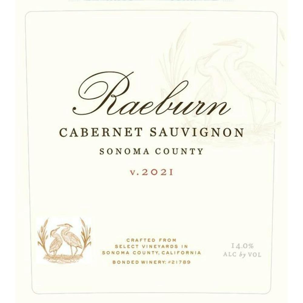 Raeburn Winery Sonoma County Cabernet Sauvignon 2021 :: Cabernet Sauvignon