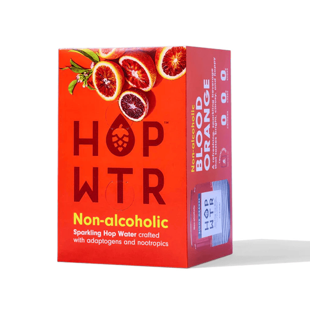 HOP WTR Blood Orange N/A Sparkling Hop Water 6-12oz :: Adaptogenic Drinks