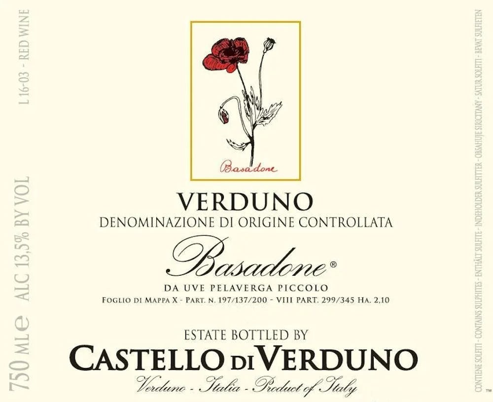 Castello di Verduno Pelaverga 'Basadone' 2021 :: Italian Red