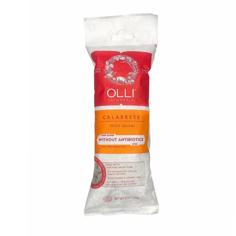 Olli Salumeria Calabrese Spicy Salami Chub 6oz :: Meats