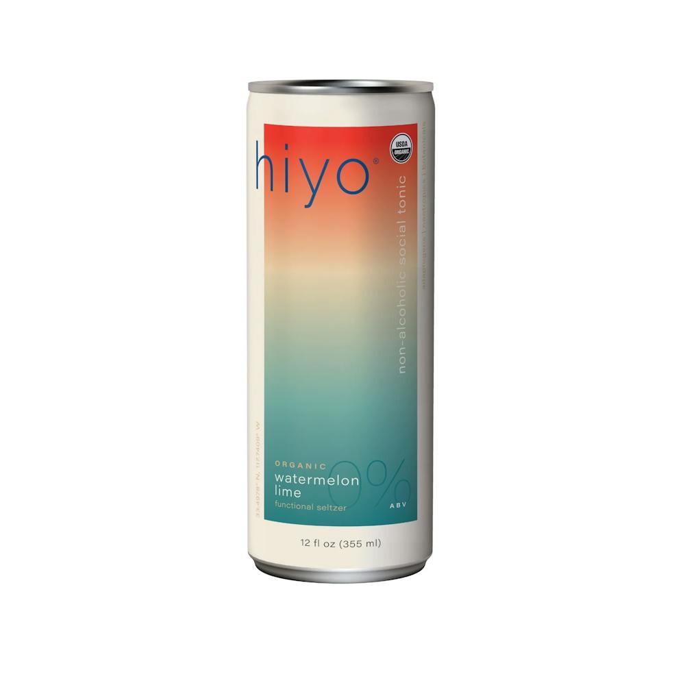 hiyo Watermelon Lime Non-Alcoholic Social Tonic Can :: Adaptogenic Drinks