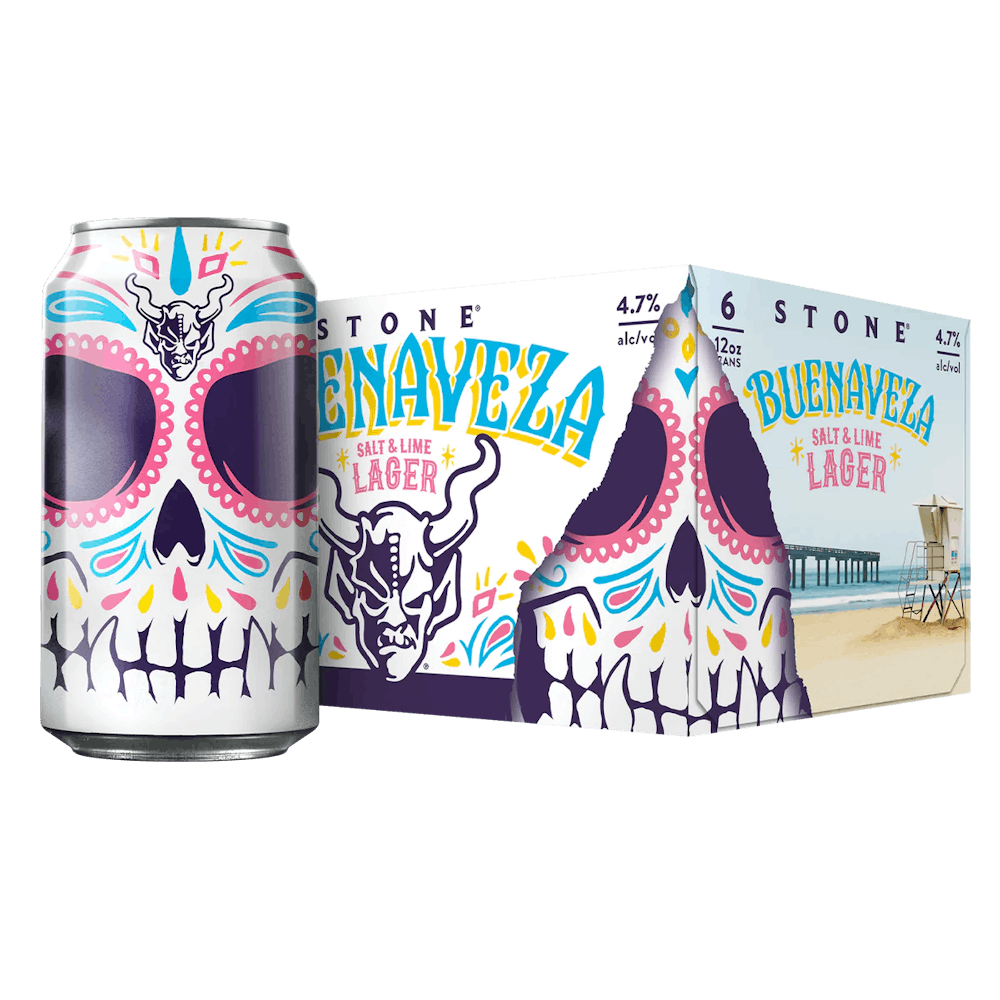 Stone Brewing Buenaveza Salt & Lime Lager 6-12oz Cans :: Pilsner/Lager