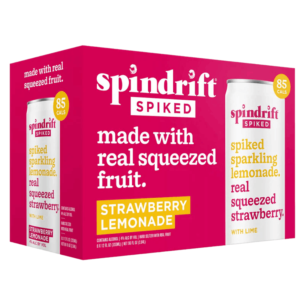 Spindrift Spiked Strawberry Lemonade 8-12oz Cans :: Other / Variety Packs
