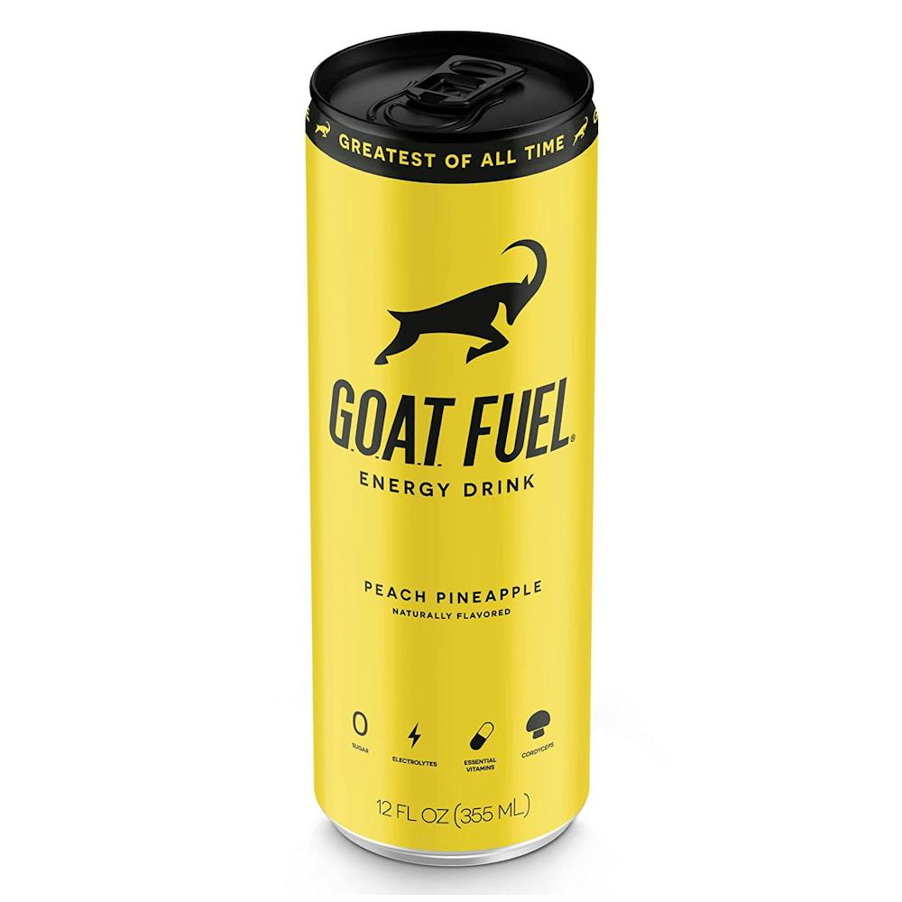 G.O.A.T. Fuel Energy Drink Peach Pineapple 12oz :: Juices
