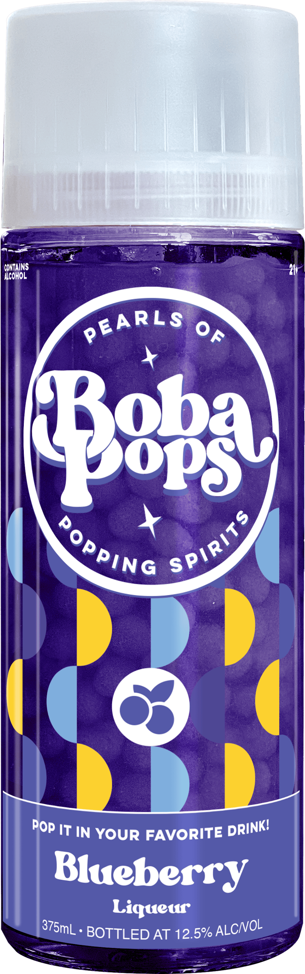 Boba Pops Cocktail Caviar Blueberry & Wildflower 375ml :: Ready to Go ...