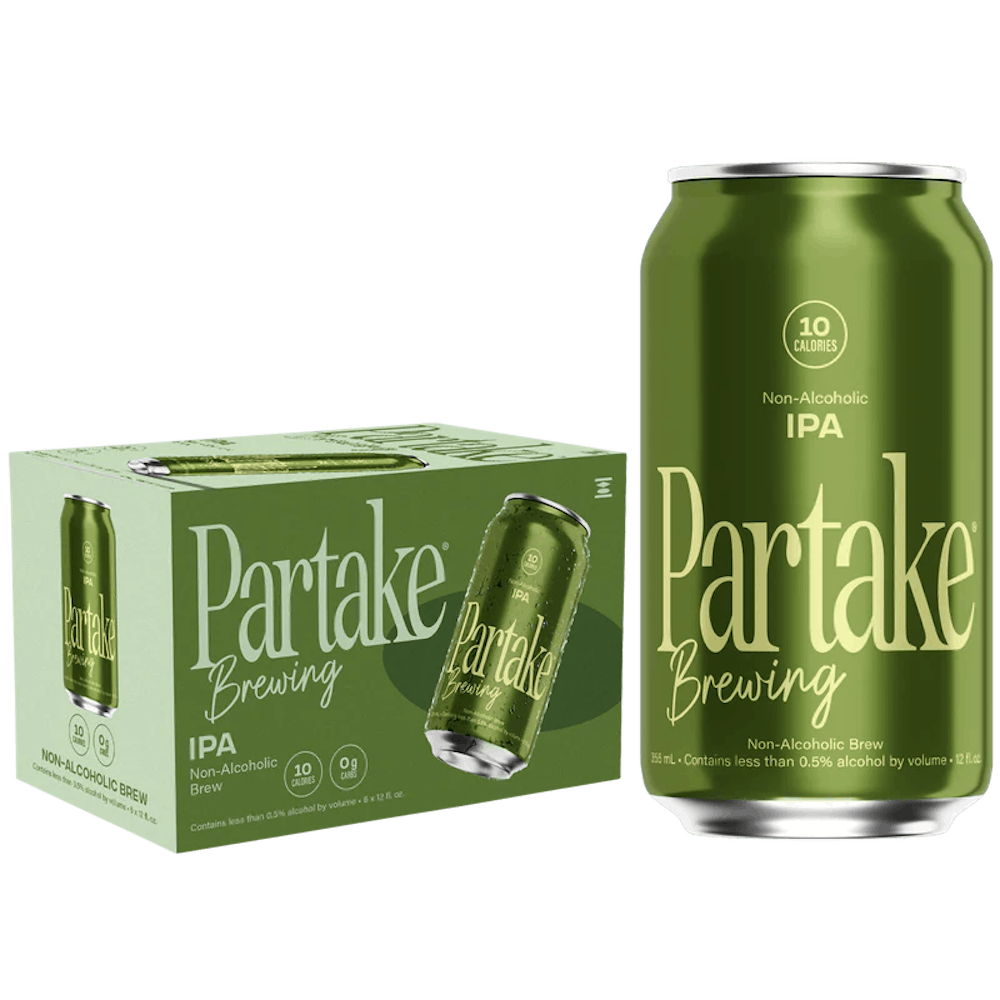 Partake Brewing Non-Alcoholic IPA 6-12oz Cans :: Non-Alcoholic Beer