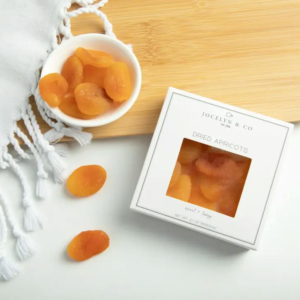 Jocelyn & Co Luxe Collection Dried Sweet Apricots 2oz :: Snacks, Chips, Crackers