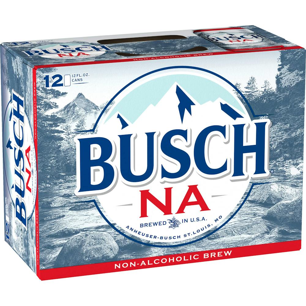 Busch NA Non-Alcoholic Lager Beer 12-12oz Cans :: Non-Alcoholic Beer