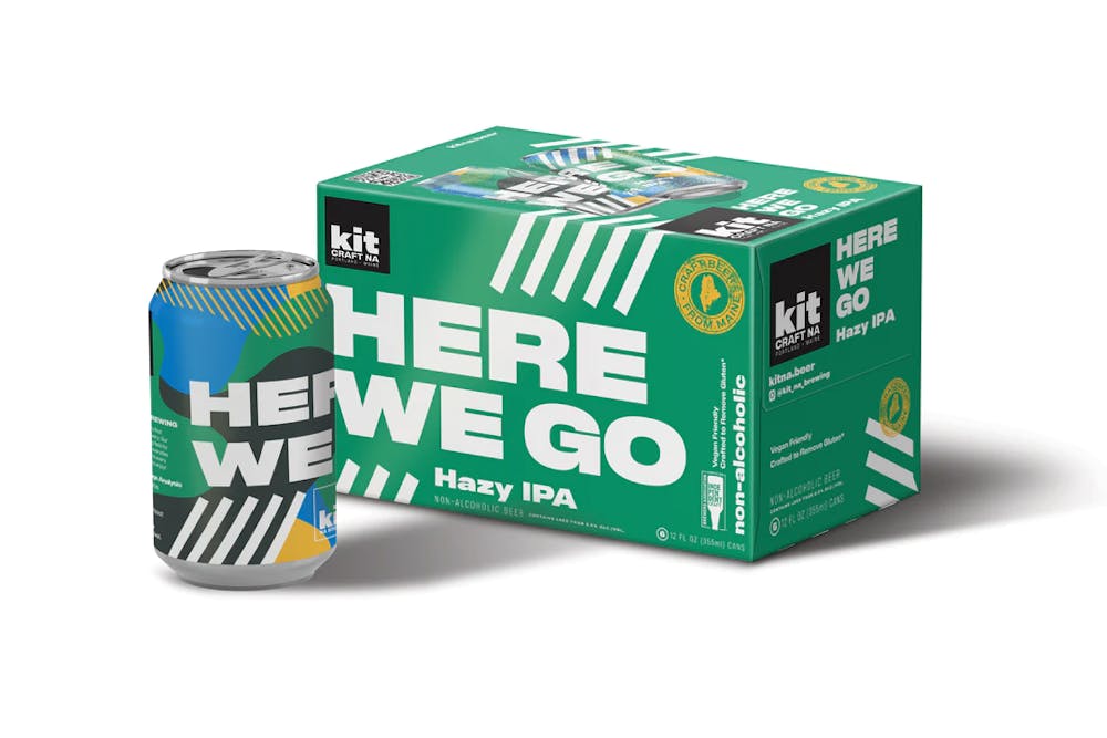 Kit NA Brewing Here We Go Hazy IPA 6-12oz Cans :: Non-Alcoholic Beer