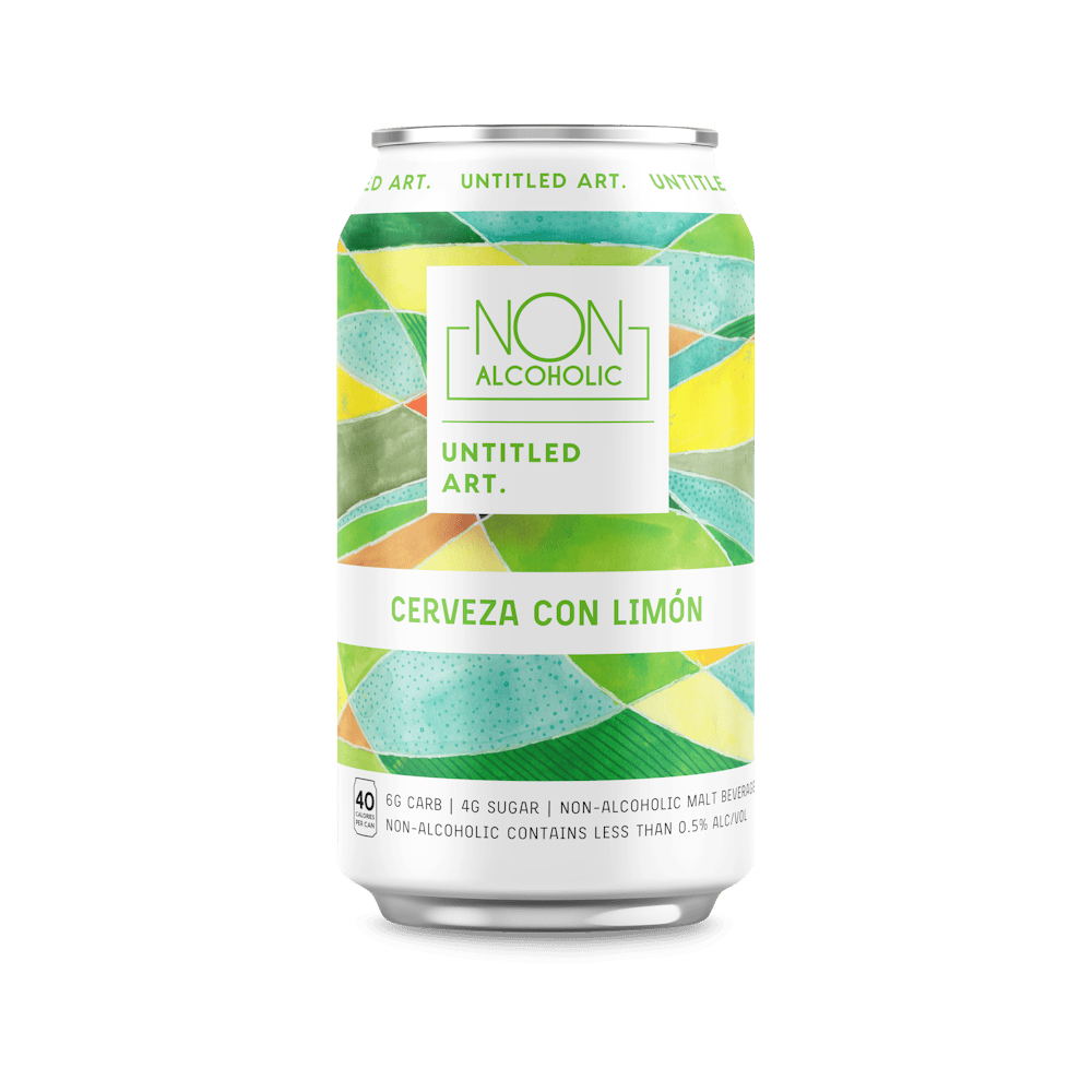 Untitled Art Non-Alcoholic Cerveza Con Limon 12oz Can :: Non-Alcoholic Beer