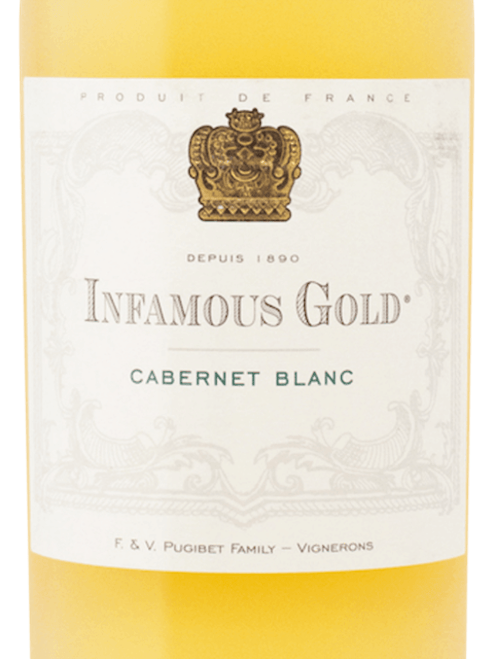 Infamous Gold Cabernet Blanc 2022 :: White Blends