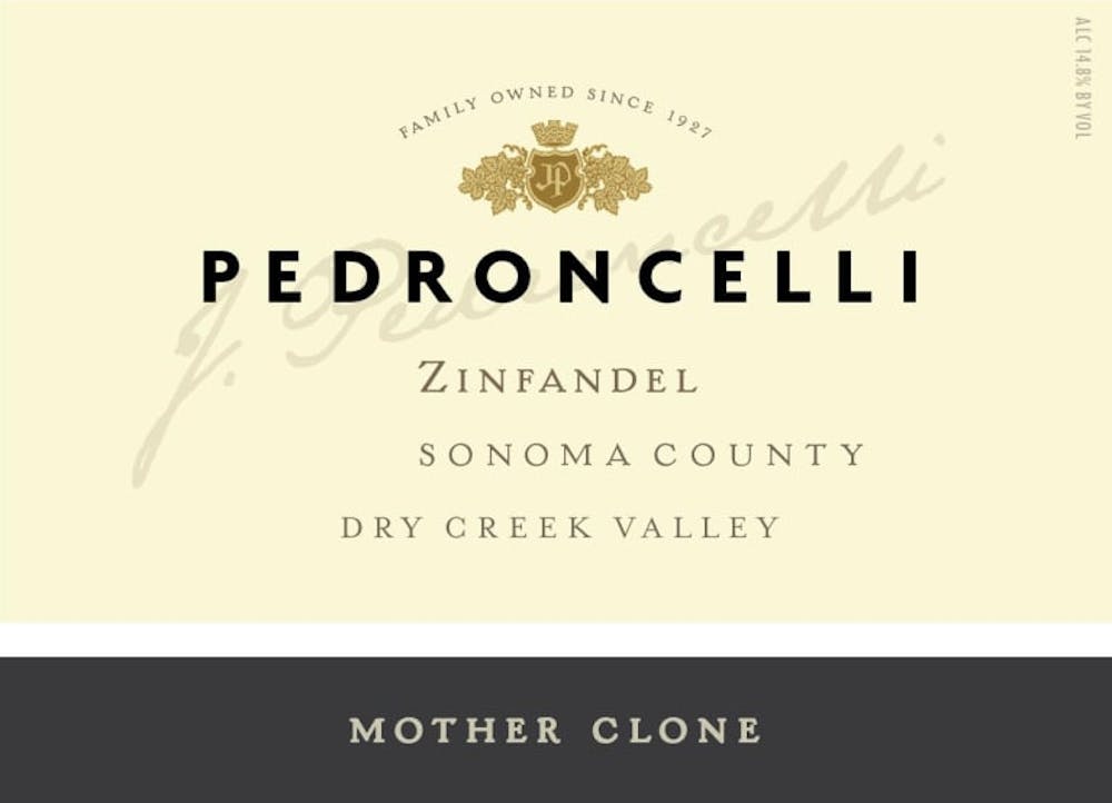 Pedroncelli 'Mother Clone' Zinfandel 2020 :: Zinfandel