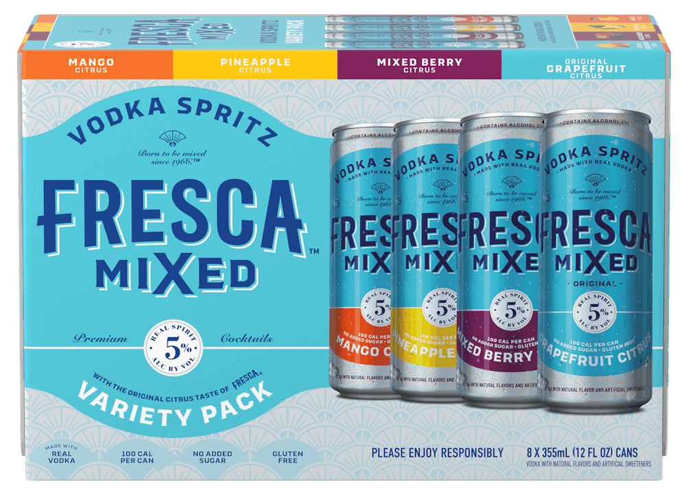 Fresca Mixed Variety Pack I Vodka Spritz 8-12oz Cans :: Ready to Go ...