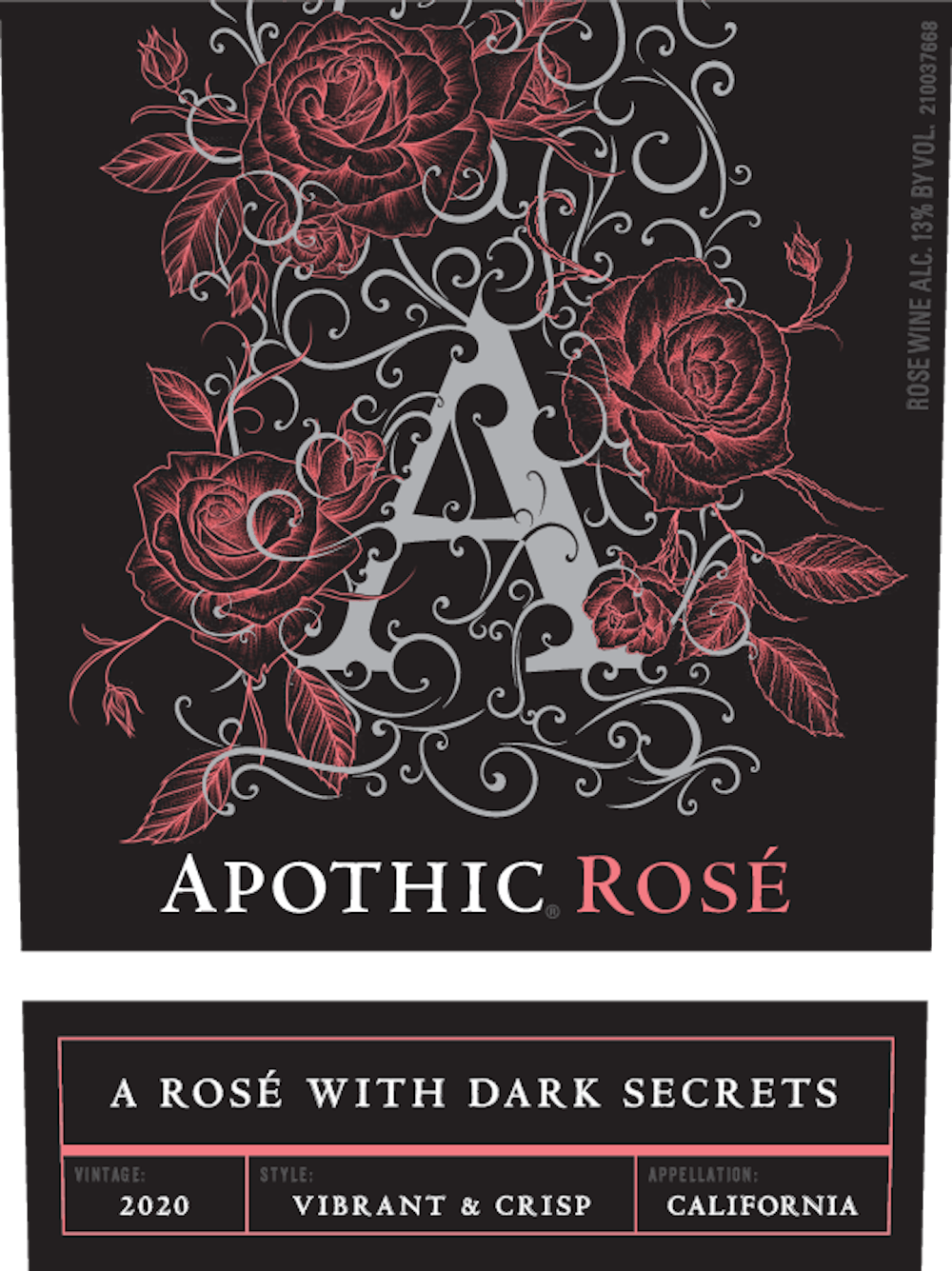 Apothic Wines Apothic 'Rose' 2021 :: Rosé
