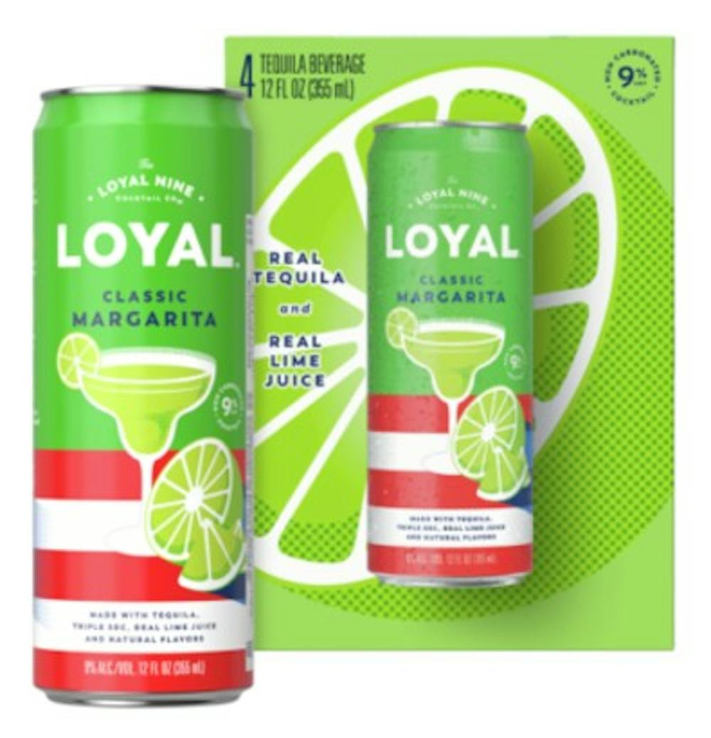 Loyal 9 Cocktails Margarita 4-12oz Cans :: Tequila