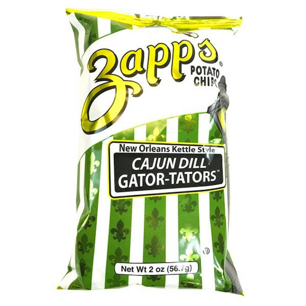 Zapp's Cajun Dill Gator-Tators Potato Chips 2oz :: Snacks, Chips, Crackers