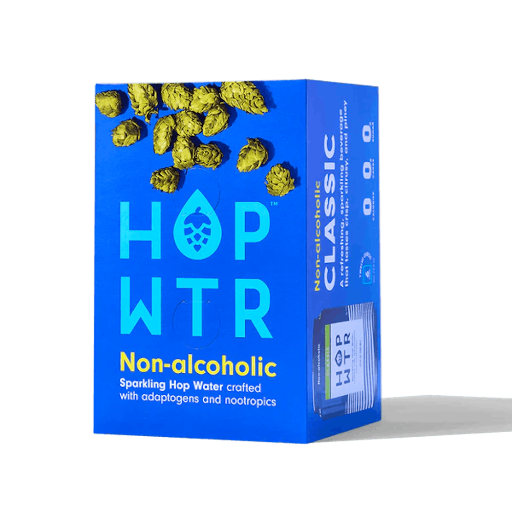 HOP WTR Classic N/A Sparkling Hop Water 6-12oz :: Adaptogenic Drinks