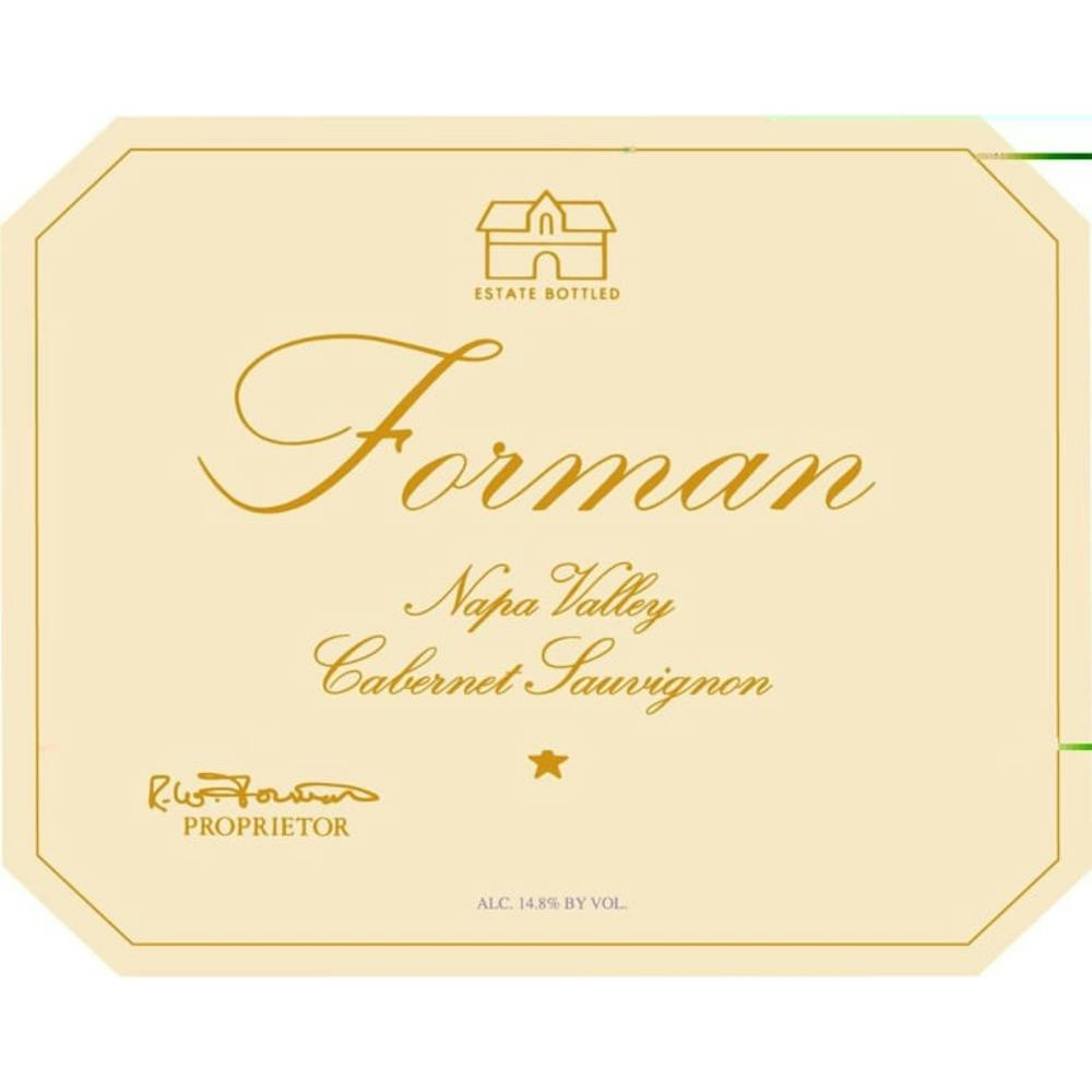 Forman Napa Valley Cabernet Sauvignon 2019 :: Cabernet Sauvignon
