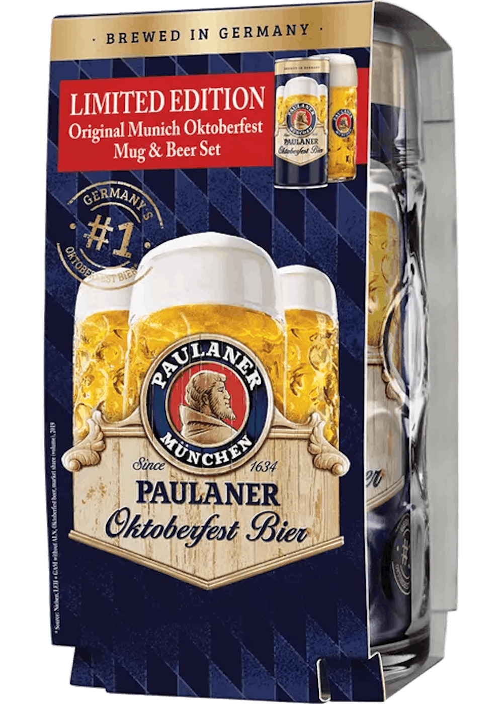 Paulaner Original Oktoberfest Mass Krug & Bier Set :: Other / Variety Packs